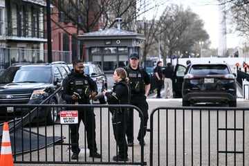 White House area shut down after van smashes through security barricade ...