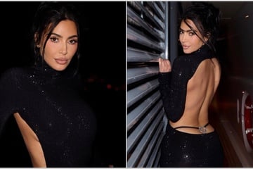 Kim Kardashian flashes bedazzled thong amid Monaco take-over with Lewis ...