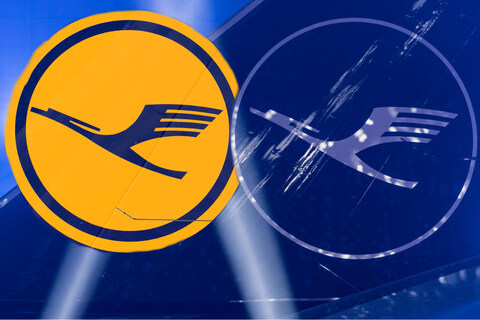 Das Lufthansa-Logo sieht jetzt anders aus