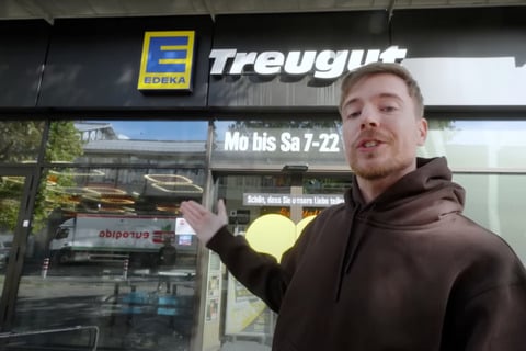 Mr Beast kauft Berliner Edeka leer - das steckt dahinter!