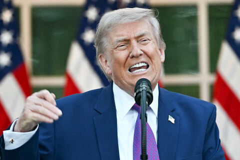 Trump posts over 50 times in social media spree filled with ...