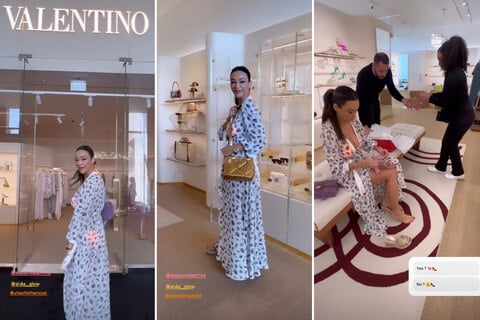 Verona Pooth geht Luxus-Shoppen im Bikini: Popo-Blitzer in Dubai