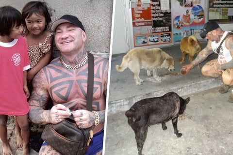 Bodybuilder Tim "Sharky" Ward war 10 Jahre auf der Flucht, so sieht er ...