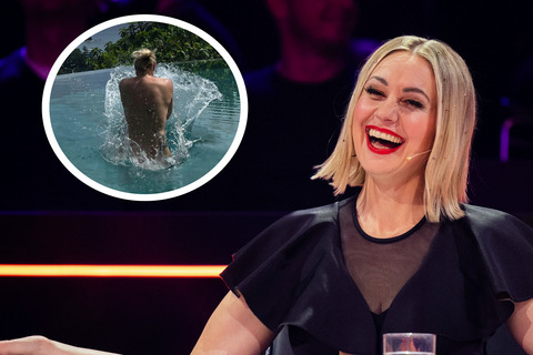 Splitterfasernackt im Pool: Ruth Moschner begeistert mit Urlaubsfotos ...
