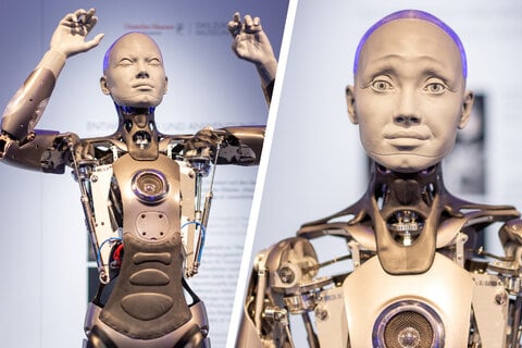 Gestik und Mimik eines Menschen! Roboter Ameca kann jetzt sogar ...
