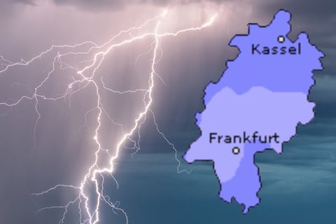 Wochenend-Wetter in Frankfurt und Hessen: Gewitter mit Starkregen, Unwetter drohen