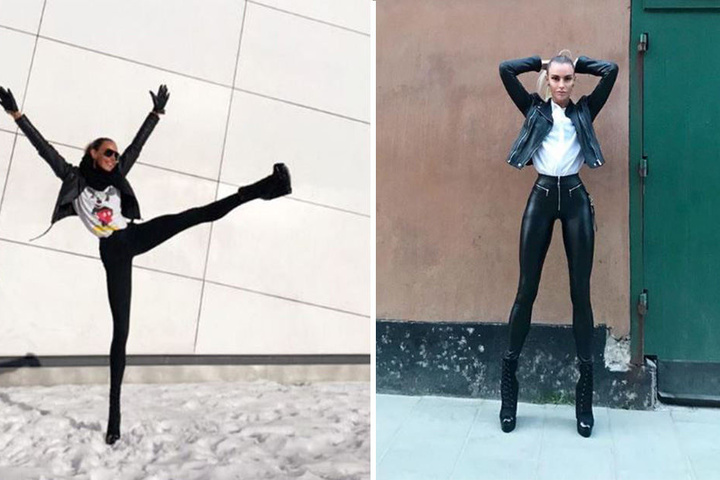 Model mit XXL-Beinen: Ihr erratet nie, wie lang sie sind!
