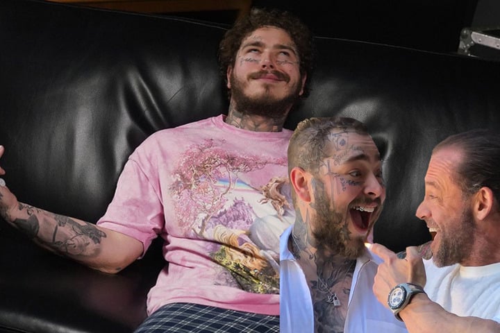 Post Malone has a new jaw-dropping, million-dollar smile with diamond teeth