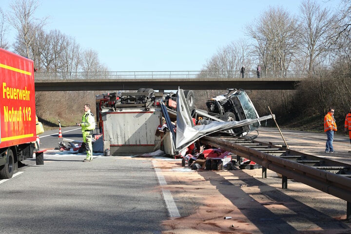 Lkw Unfall A44
