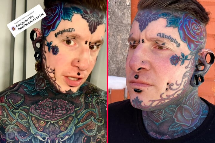 Ink addict Remy shares deep dive into radical face tattoo journey