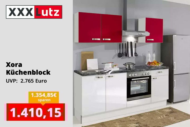 XXXLutz eröffnet riesige Küchenabteilung mit hohen Rabatten in Nürnberg