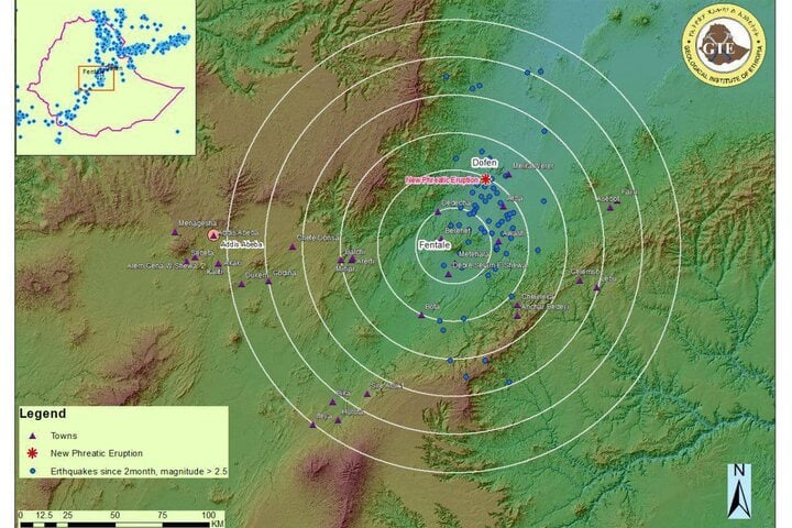 Vulkan nach Tausenden von Jahren erwacht: 20.000 Menschen evakuiert