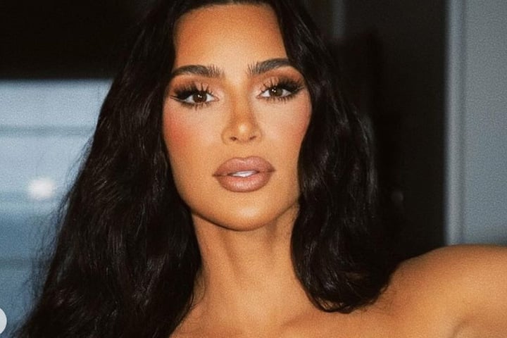 Kim Kardashian flaunts her bold Miu Miu fit with an adorable companion!