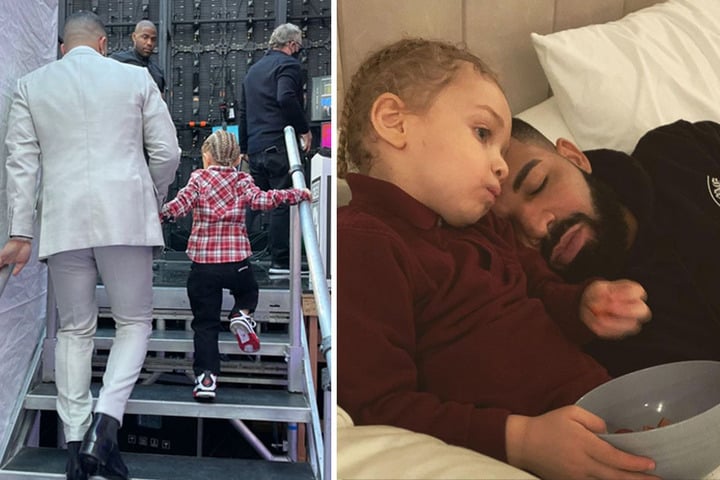 Drake introduces his once-secret son to the world in a touching moment ...