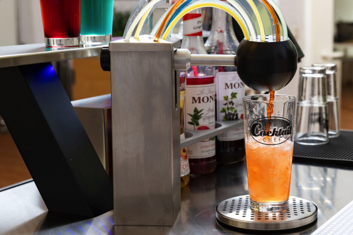 Die Cocktail-Chef-Anlage ist das Highlight auf jeder Veranstaltung