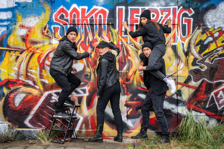 SOKO Leipzig: Ina Zimmermann und das "Täterätä"-Outtake am Set