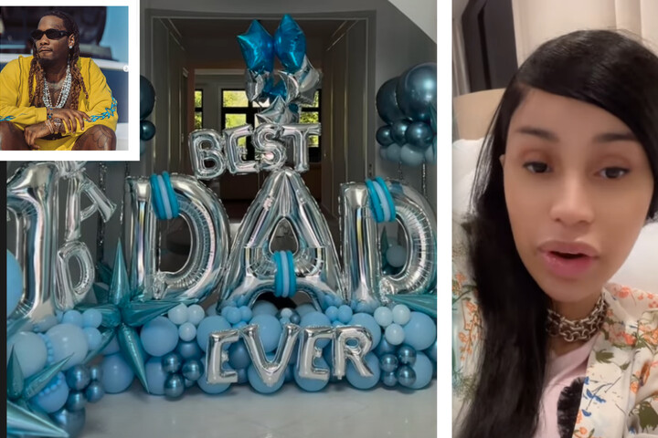Cardi B celebrates the fathers in her life, including her "baby father ...