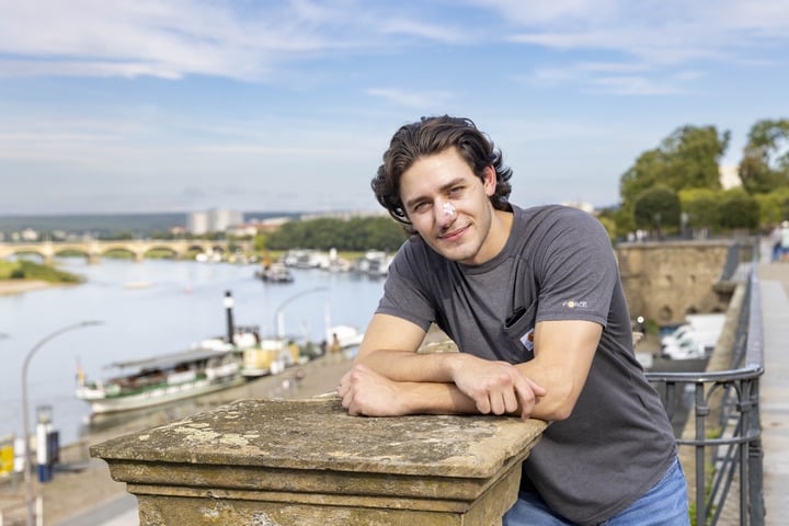 Dresden: Nach überstandener Messer-Attacke - John Rudat hätte gern ...