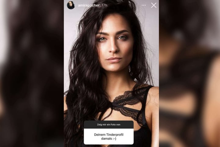 Mit diesem Foto angelte sich Amira Pocher ihren Oli bei Tinder!