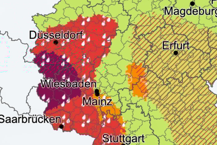 Der Wetterdienst warnt: Gewitter mit Unwetter-Potential drohen erneut Frankfurt und Hessen
