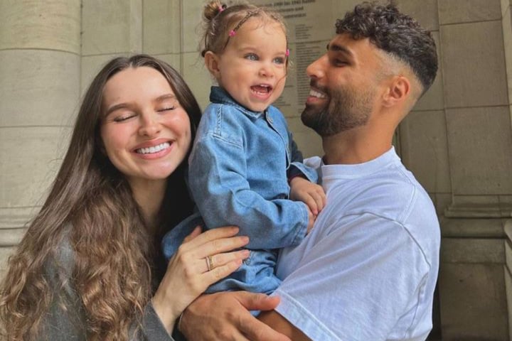 Hertha-Stürmer Nader El-Jindaoui im Papa-Glück: Louisa Jindaoui ...