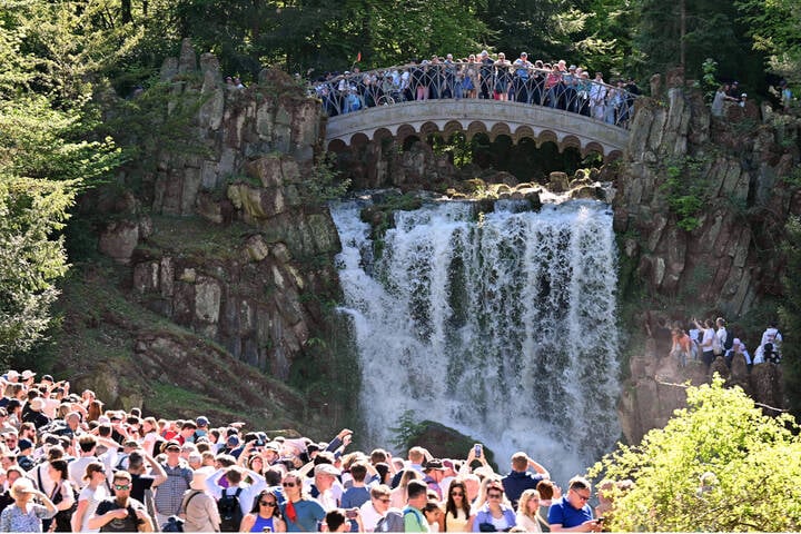 Wasserspiele im Bergpark Wilhelmshöhe starten in neue Saison: Das ...