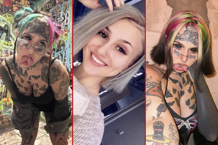 Texas woman spends thousands on tattoos and demonic body mods!