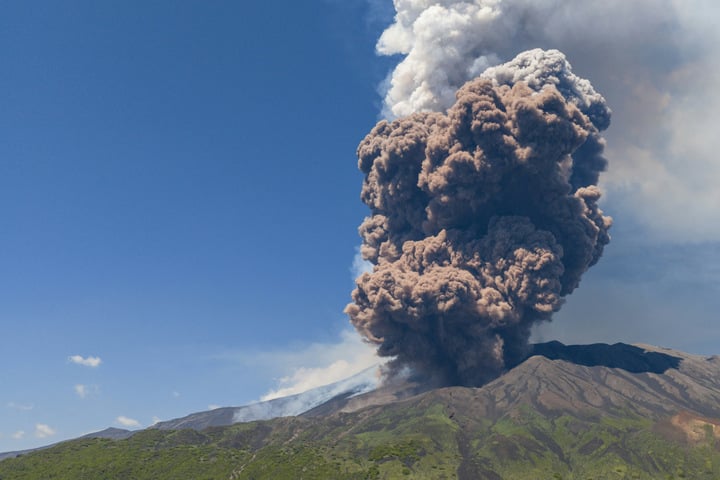 Italy's Mount Etna erupts, sending massive plume of ash into the air