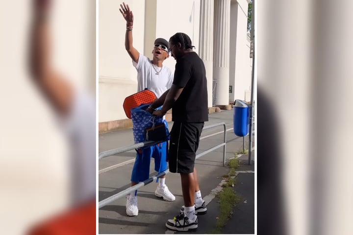 Massen-Chaos in Frankfurter Innenstadt: Irre Aktion von Rapper und ...