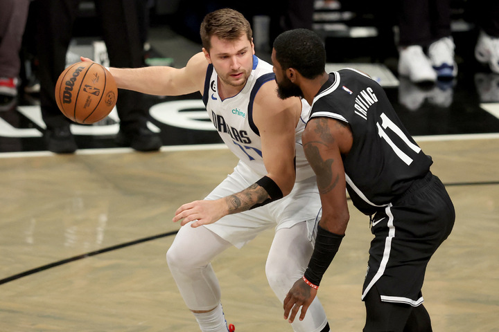 Kyrie Irving salutes "great player" Luka Doncic after Mavs beat Nets in ...