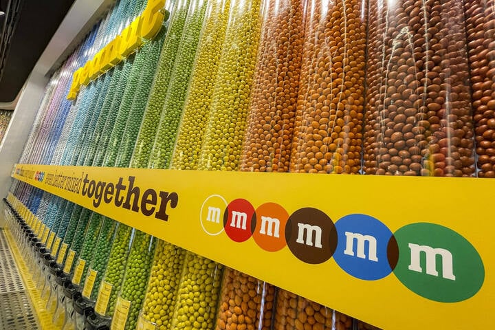 Der erste M&M Store Deutschlands wurde eröffnet