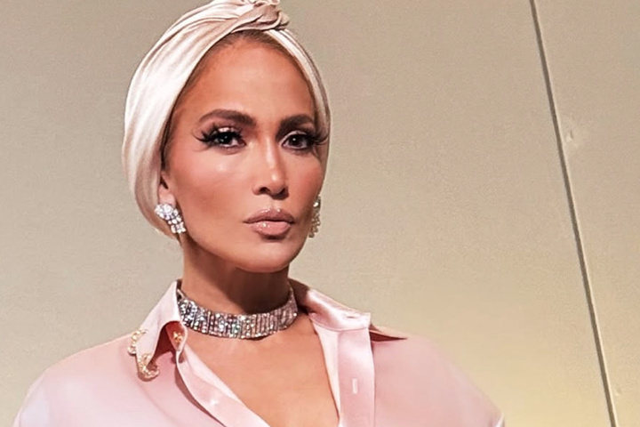 Jennifer Lopez puts a glorious twist on silk pajamas in new pics!
