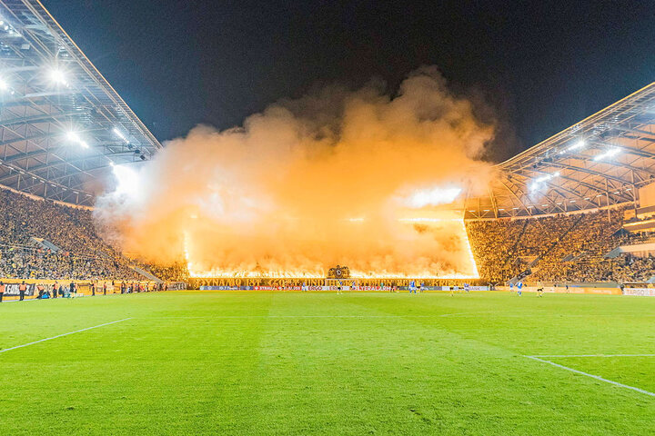 Pyrotechnik-Einsatz bei Dynamo Dresden sorgt für hohe Strafen
