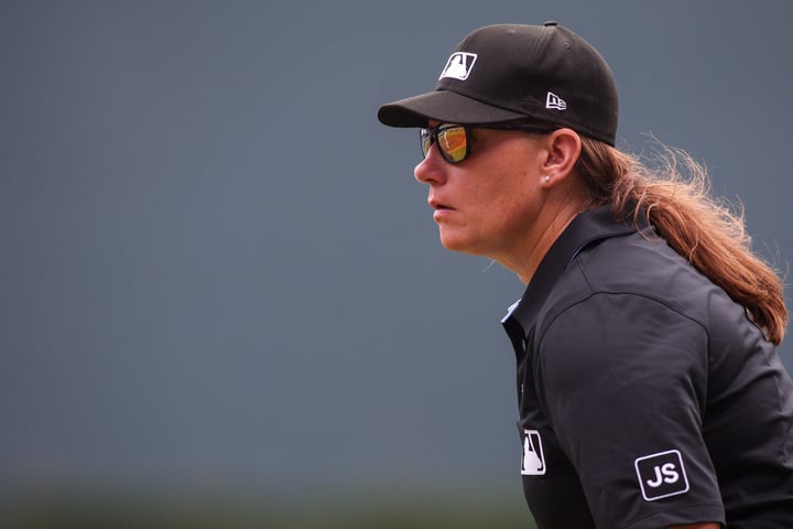 Jen Pawol makes historic debut as the MLB's first female umpire! | TAG24