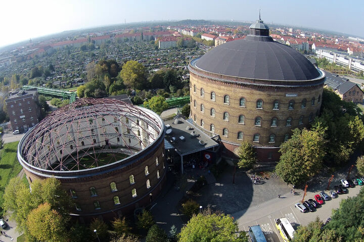 Leipziger Panometer: Warten auf die Weltpremiere von Yadegar Asisi