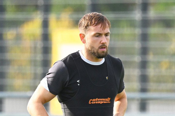 Dynamo Dresden: Beim Landespokalspiel in Niesky steht Kevin Brill im ...