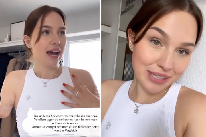 Wutrede im Netz: Sprichwort bringt Prothesen-Beauty Gina Rühl richtig ...