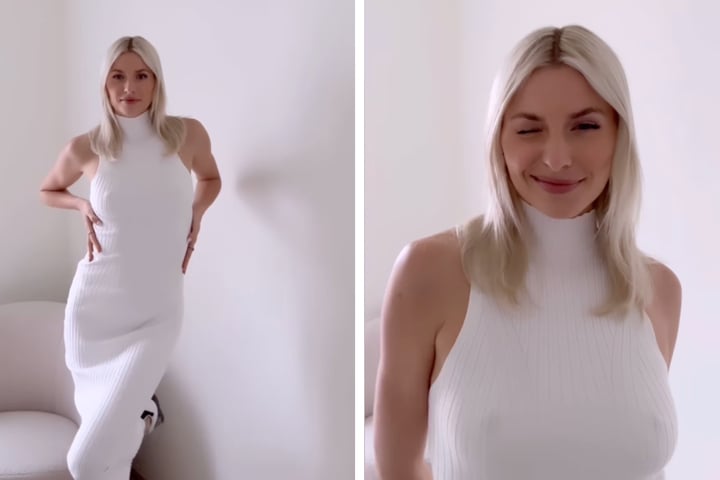 Lena Gercke heizt Fans mit sexy Valentinstags-Look ein: "Keine BHs zu Hause?"