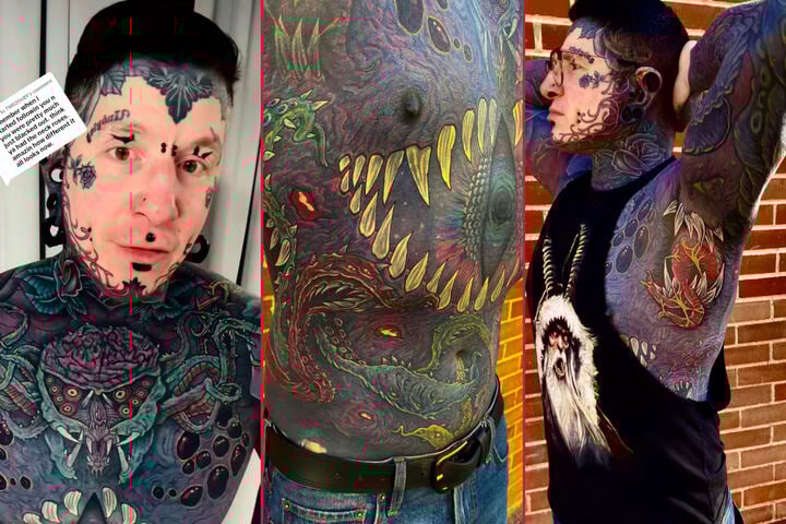 Ink addict Remy speaks out about his radical body mod journey