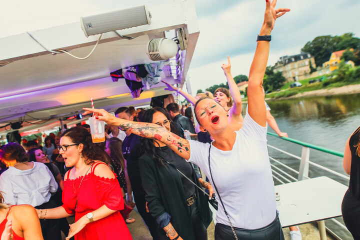 Dresden: Viele schöne Fotos vom zweiten TAG24-Partyboot