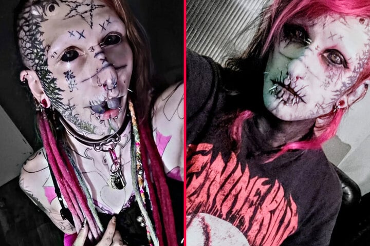 Extreme piercing and tattoo enthusiast removes finger to transform into ...