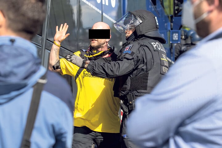 Dynamo: Hooligan-Tourismus mitten in Dresden?