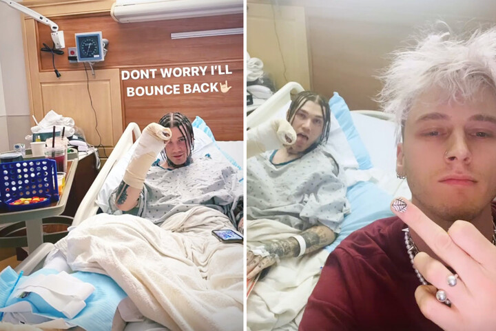 Machine Gun Kelly's drummer beat up and hit by car in shocking robbery!