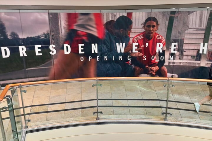 Adidas eröffnet neuen Store in Dresdens Altmarkt-Galerie am 28. August