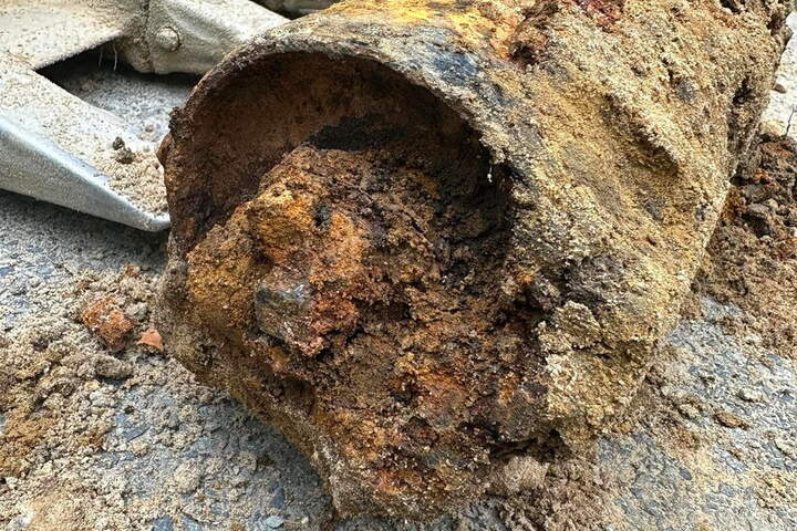 Phosphorbombe in Hamburg entdeckt