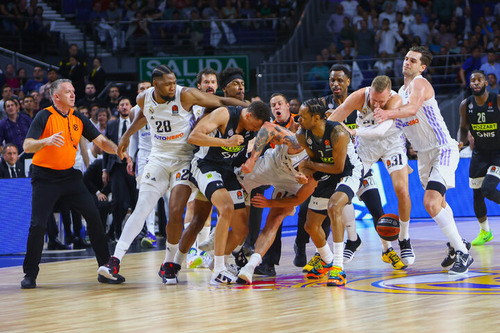 Wilde Schlägerei in Basketball-Euroleague: Strafen und Sperren verteilt!