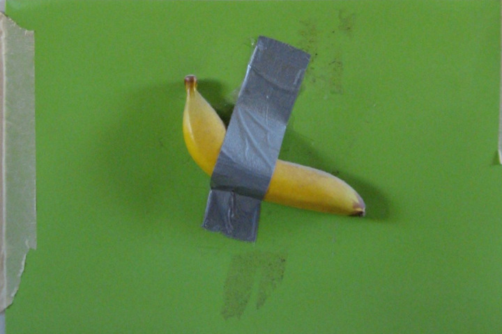 Banana art fight heads to court in split over pricey duct-tape artwork