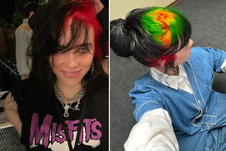 Billie Eilish claps back after bizarre hair color photo goes viral
