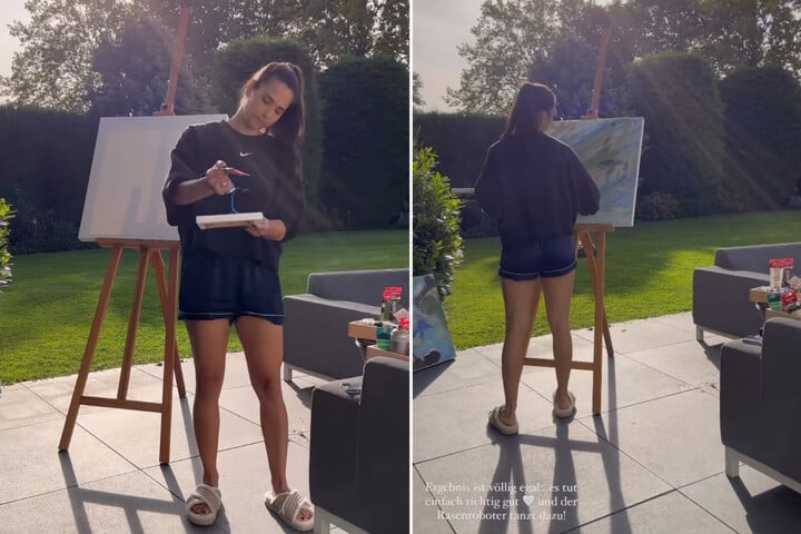 Amira Pocher macht jetzt Kunst: So sieht das Ergebnis aus