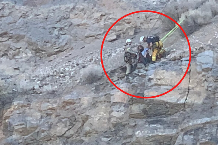 Utah hiker miraculously survives 100-foot fall onto cliff edge!